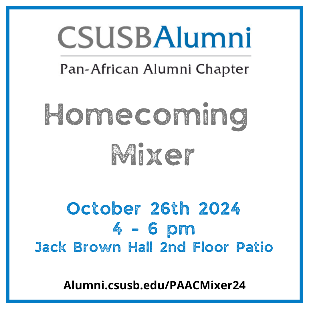 CSUSB - PAAC Homecoming Mixer